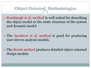 Object Oriented Design | PPTX