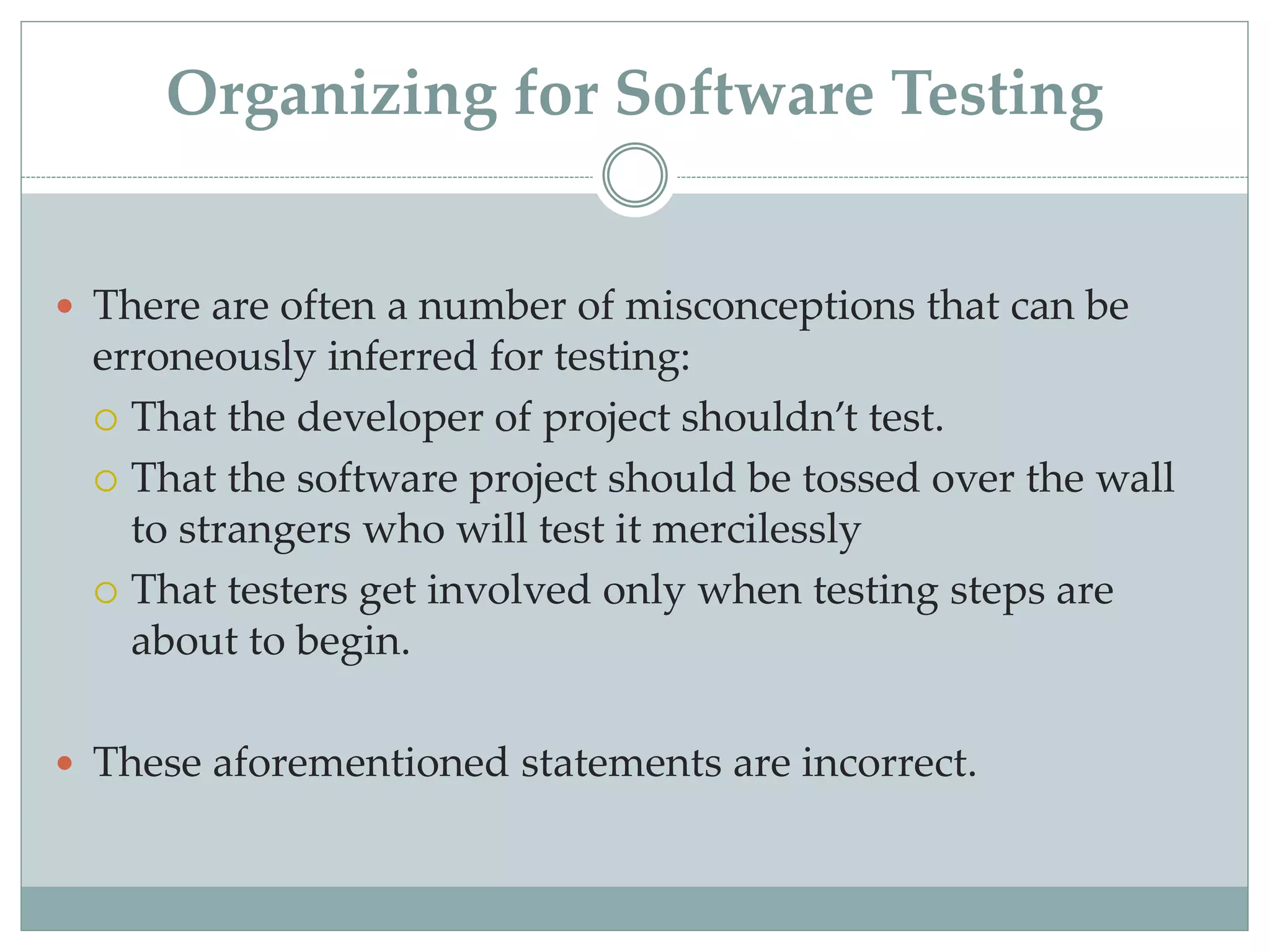 Object Oriented Testing | PPTX
