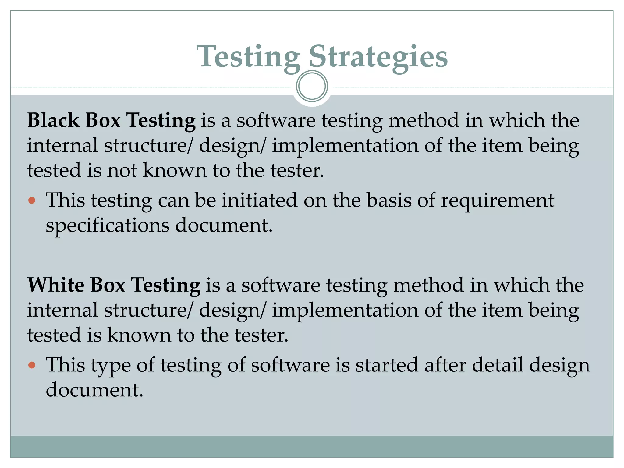 Object Oriented Testing | PPTX