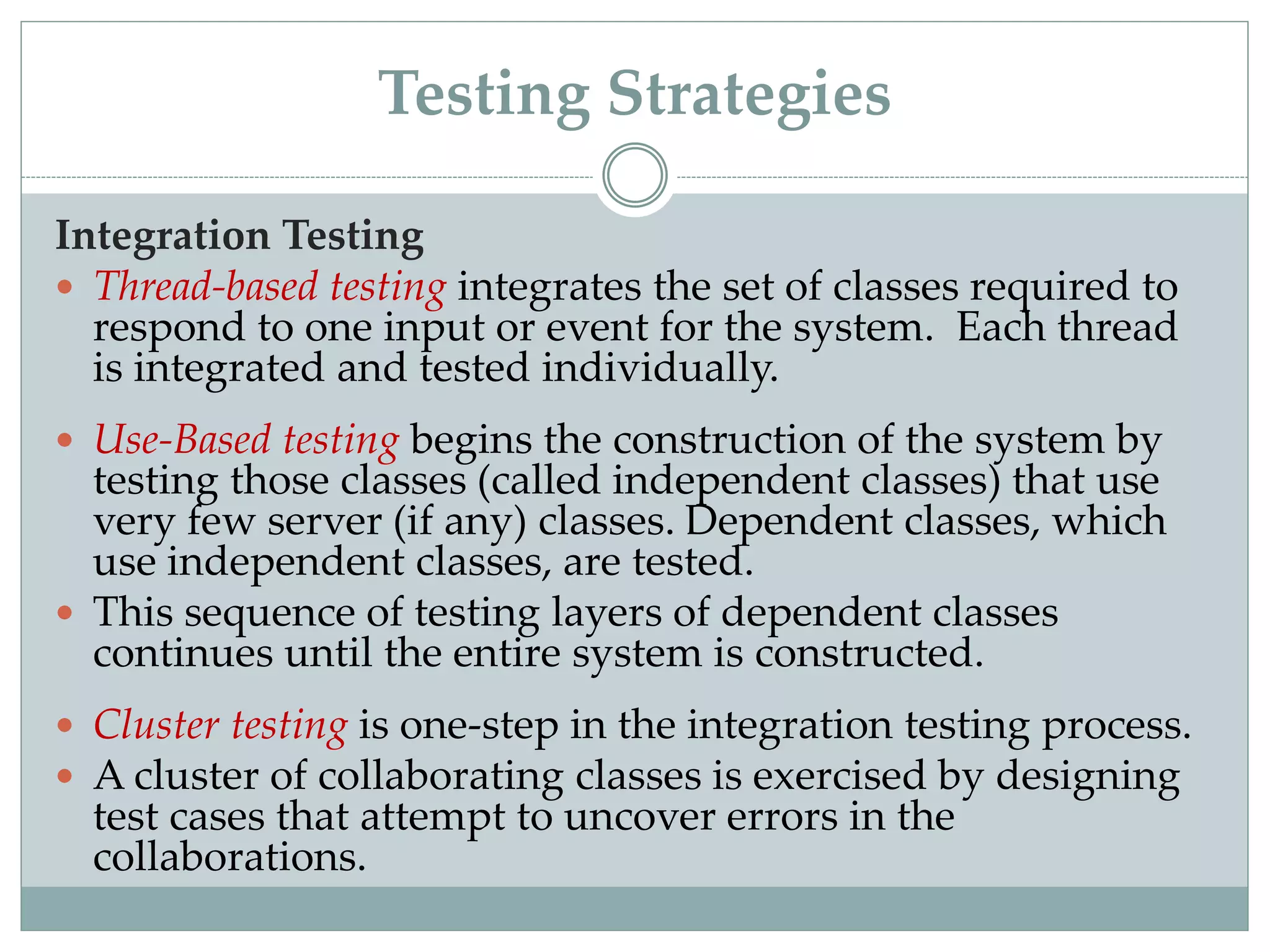 Object Oriented Testing | PPTX