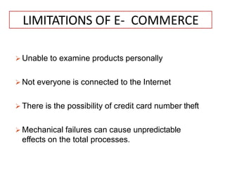 E-Commerce & Digital Marketing -UNIT 1 | PPTX