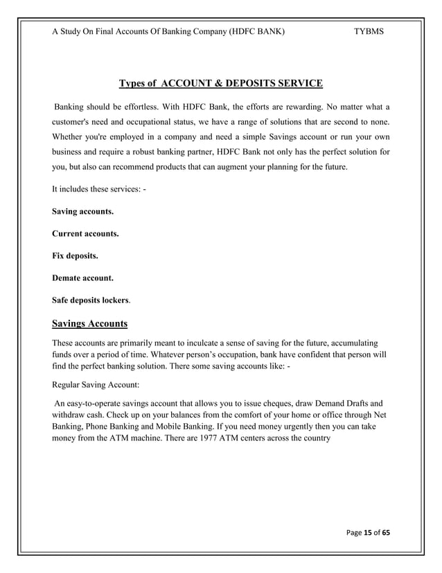 tybms project report.pdf | Business Accounting & Finance | Business