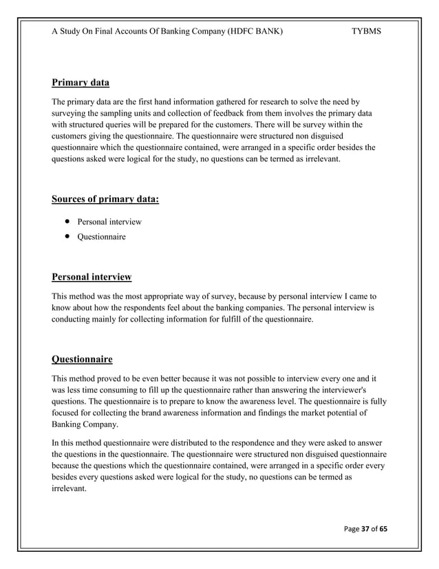 tybms project report.pdf | Business Accounting & Finance | Business