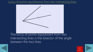 Construction and locus revision card | PPSX