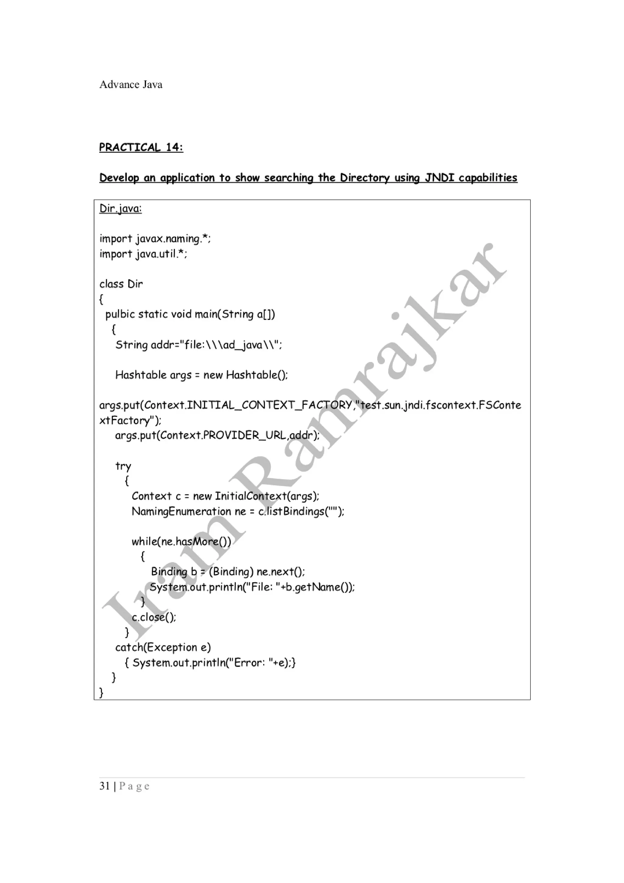 Tybsc it sem5 advanced java_practical_soln_downloadable | PDF