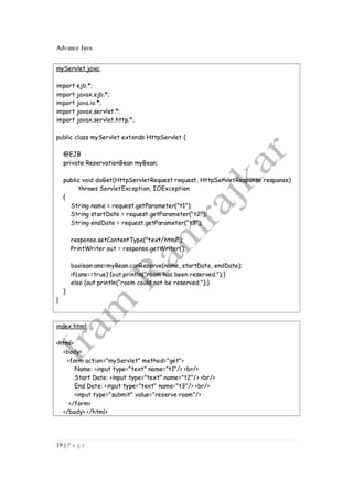 Tybsc it sem5 advanced java_practical_soln_downloadable | PDF