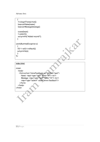 Tybsc it sem5 advanced java_practical_soln_downloadable | PDF