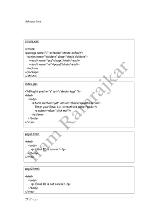Tybsc it sem5 advanced java_practical_soln_downloadable | PDF