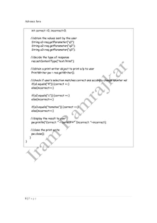 Tybsc it sem5 advanced java_practical_soln_downloadable | PDF