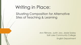 TYCA 2017 Situating Composition | PPT