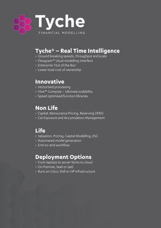 Tyche financial modelling | PDF