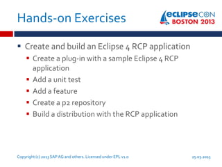 Tycho Tutorial EclipseCon 2013 | PPT