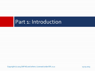 Tycho Tutorial EclipseCon 2013 | PPT