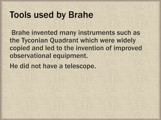 Tycho Brahe Rock Star of His Day | PPT