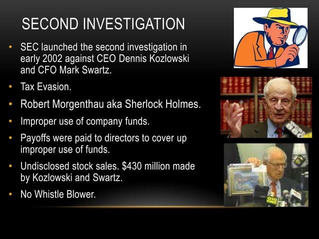 Tyco Scam | PPTX | Business Accounting & Finance | Business