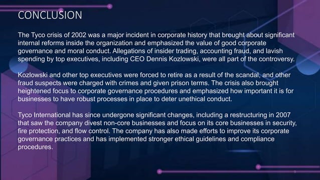 TYCO-2002 (1).pptx | Business | Business and Finance