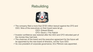 Tyco-Scandal-2002 by Chowdhury Raiyan Tasin | PPT