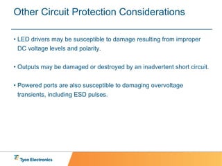 Circuit Protection Considerations for LED Lighting | PPT