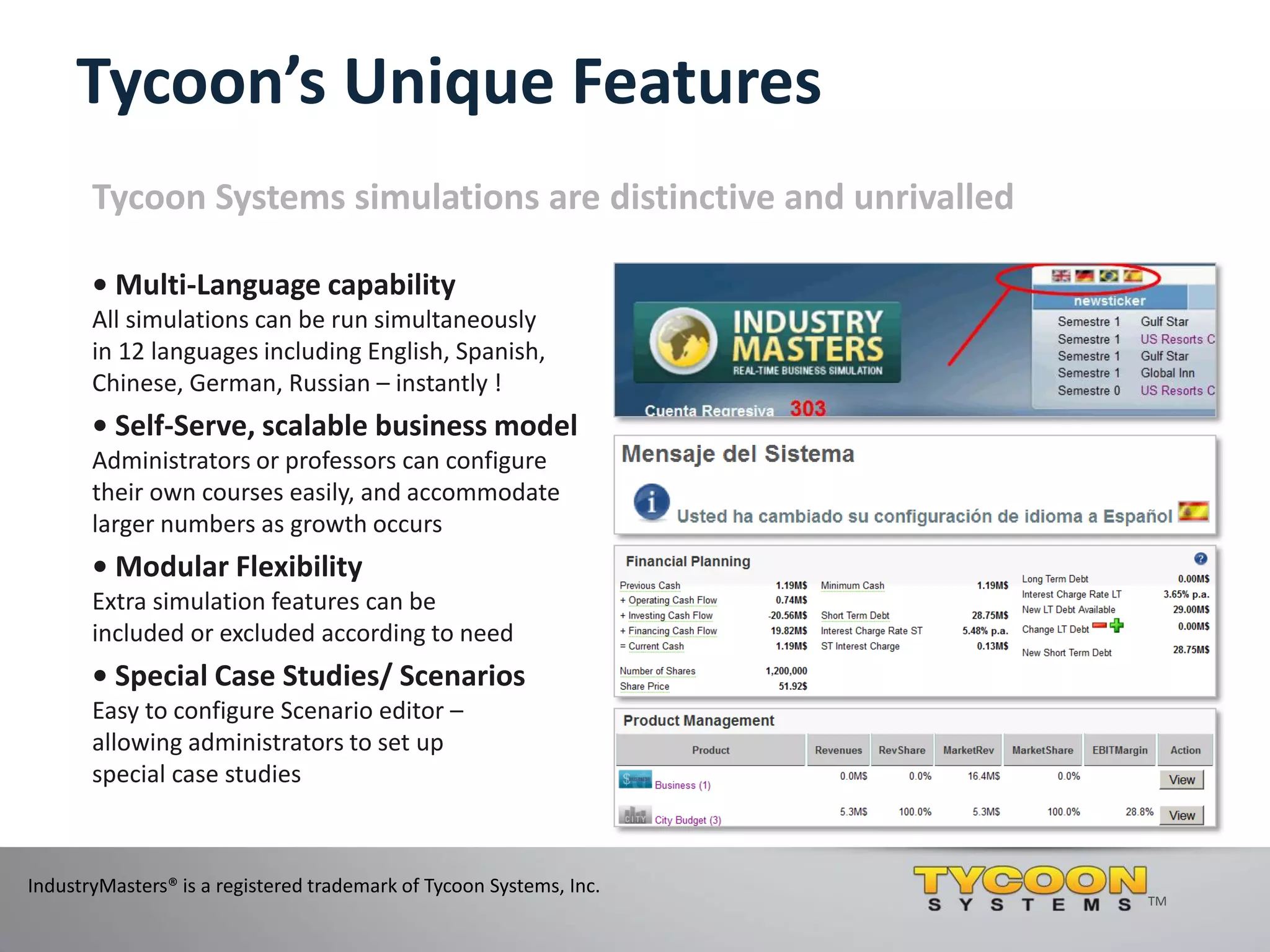Tycoon Systems Inc - overview for corporate education v.1.14