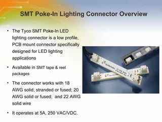 SMT Poke-In Lighting Connector | PPT