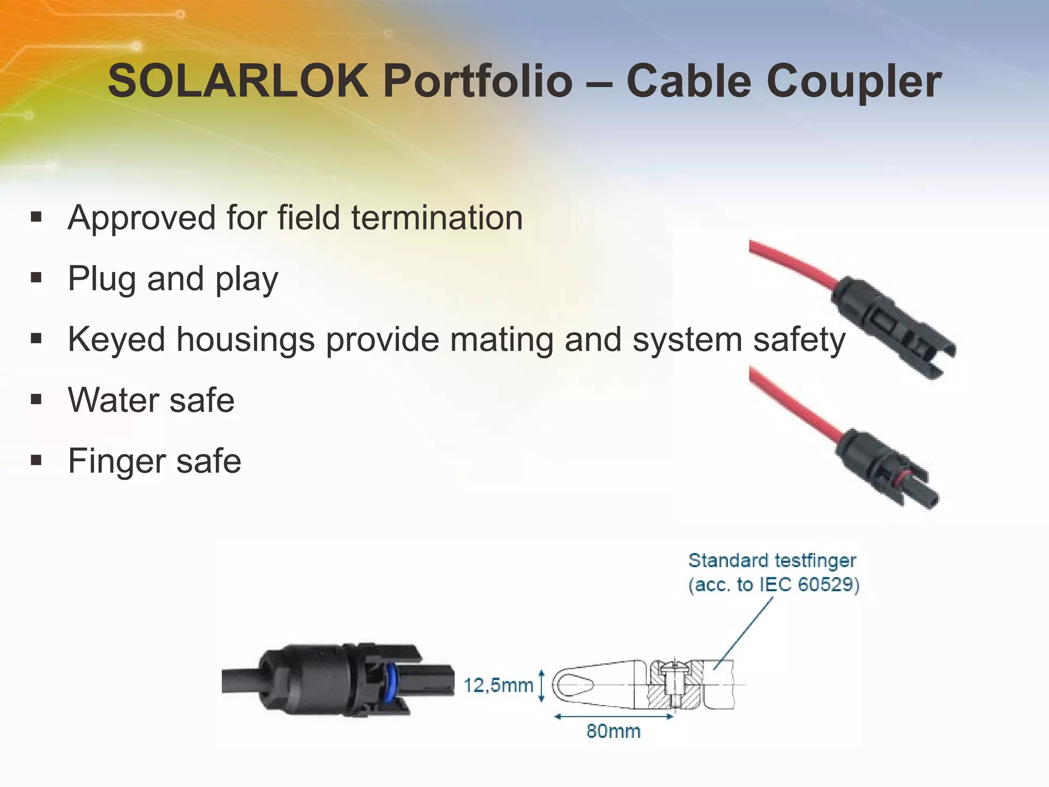 SOLARLOK Connector System | PPT