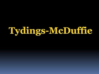 Tydings mc duffie | PPTX