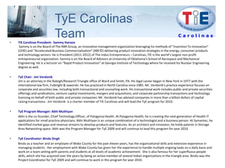 TiE Young Entrepreneurs Introduction | PPTX
