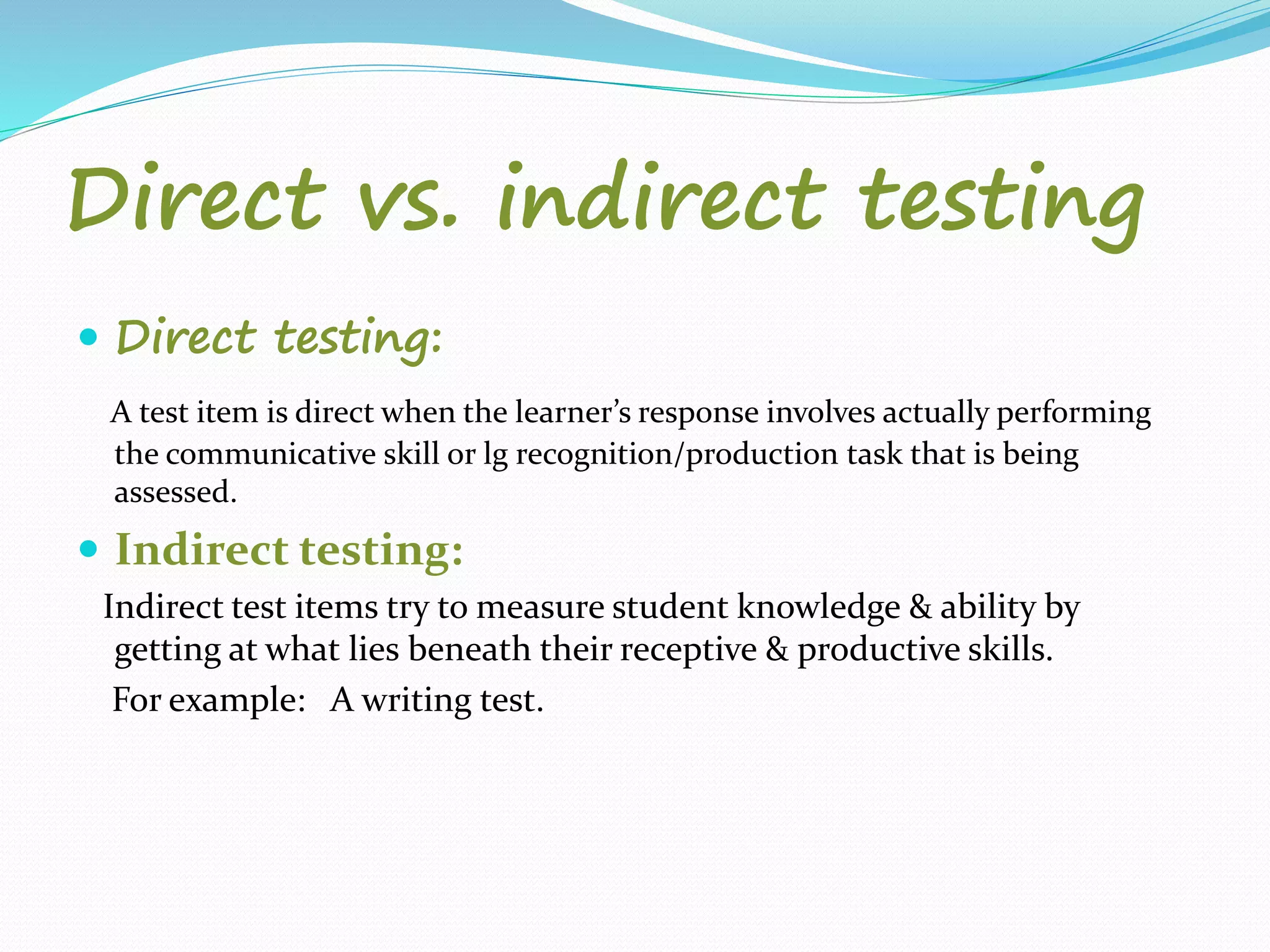Objective Types of test... | PPTX