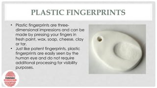 TYPES OF FINGERPRINT ---FORENSIC SCIENCE | PPTX