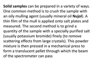 INFRARED(IR) SPECTROSCOPY OF NATURAL PRODUCTS | PPTX