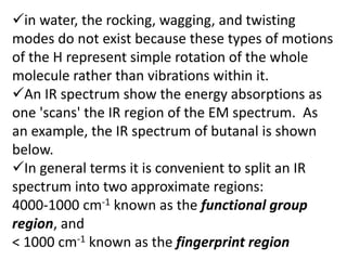 INFRARED(IR) SPECTROSCOPY OF NATURAL PRODUCTS | PPTX