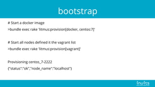 Testing your infrastructure with litmus | PPT