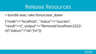 Testing your infrastructure with litmus | PPT