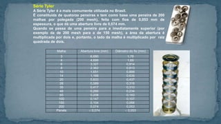 peneiramento de material solido aplicado a industria | PPTX