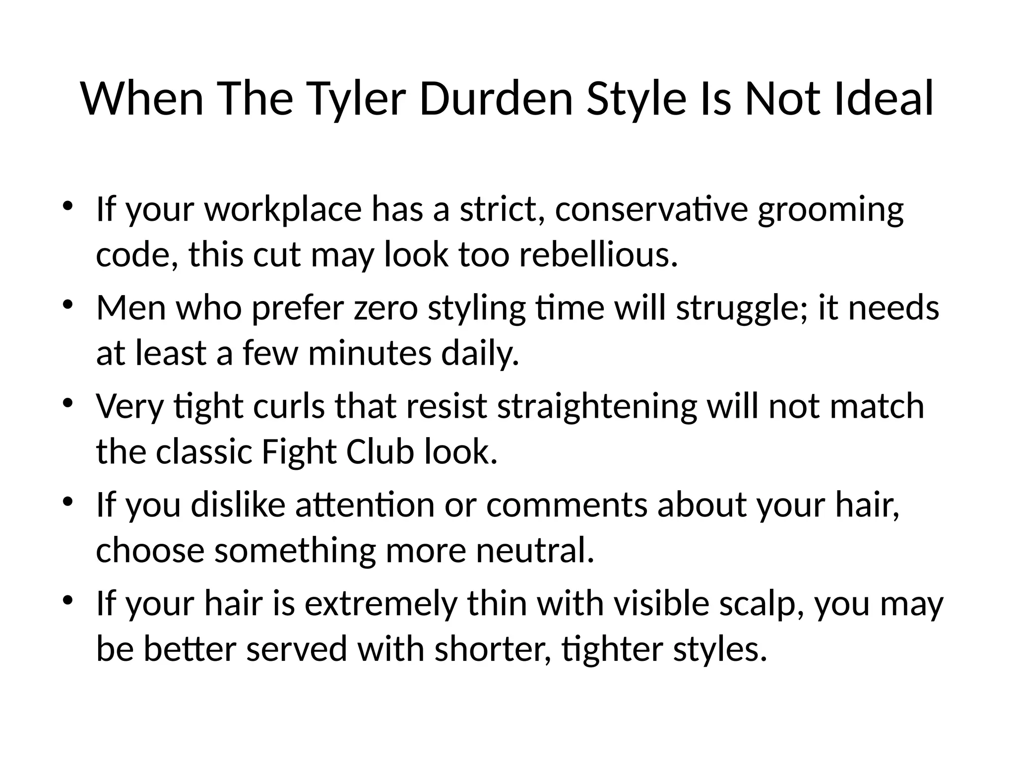 Tyler Durden Haircut Guide by Stylorica – Jessica Becker’s Expert ...