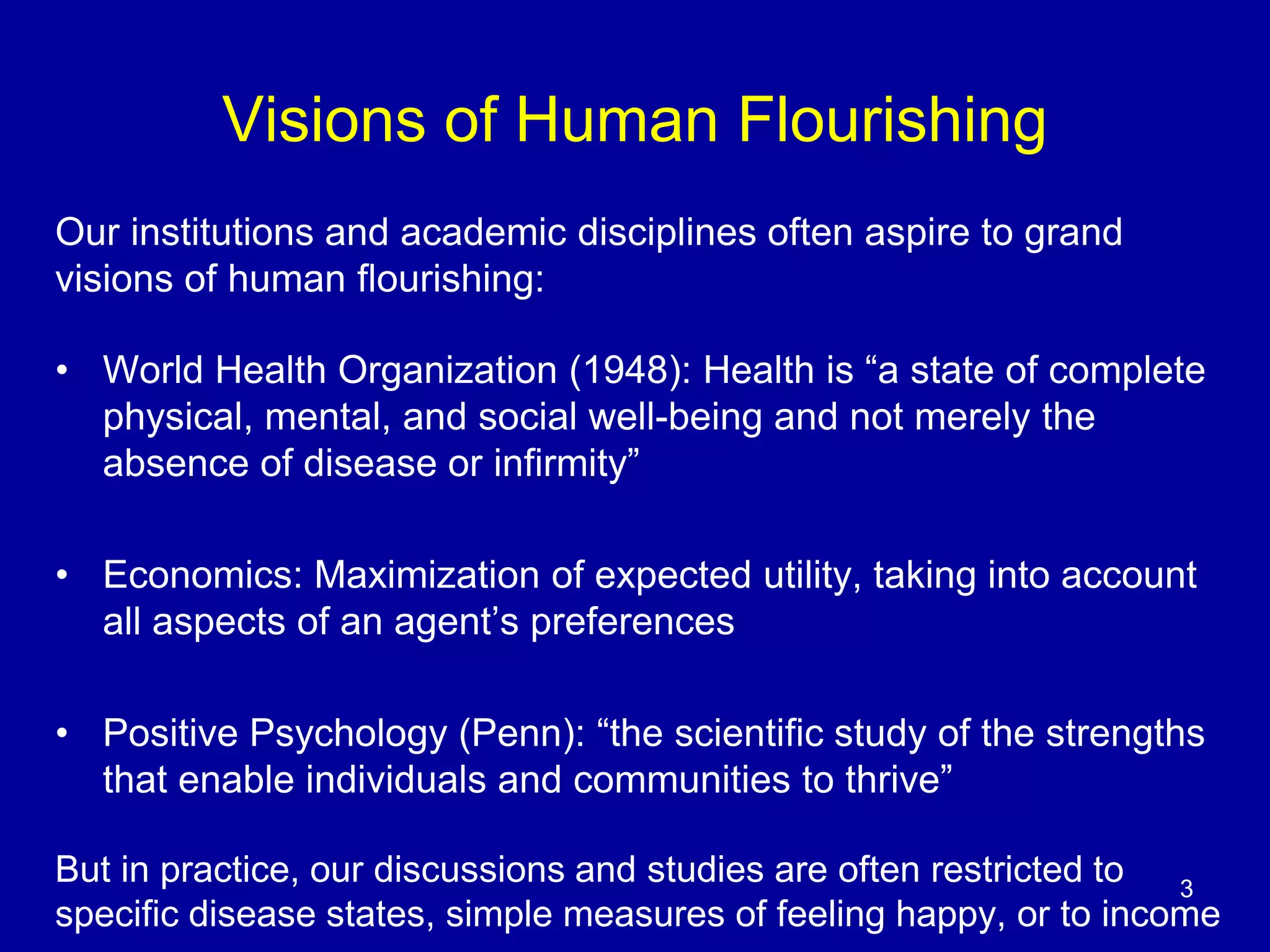 OECD Well-being and Mental Health Conference, Tyler J. VanderWeele ...