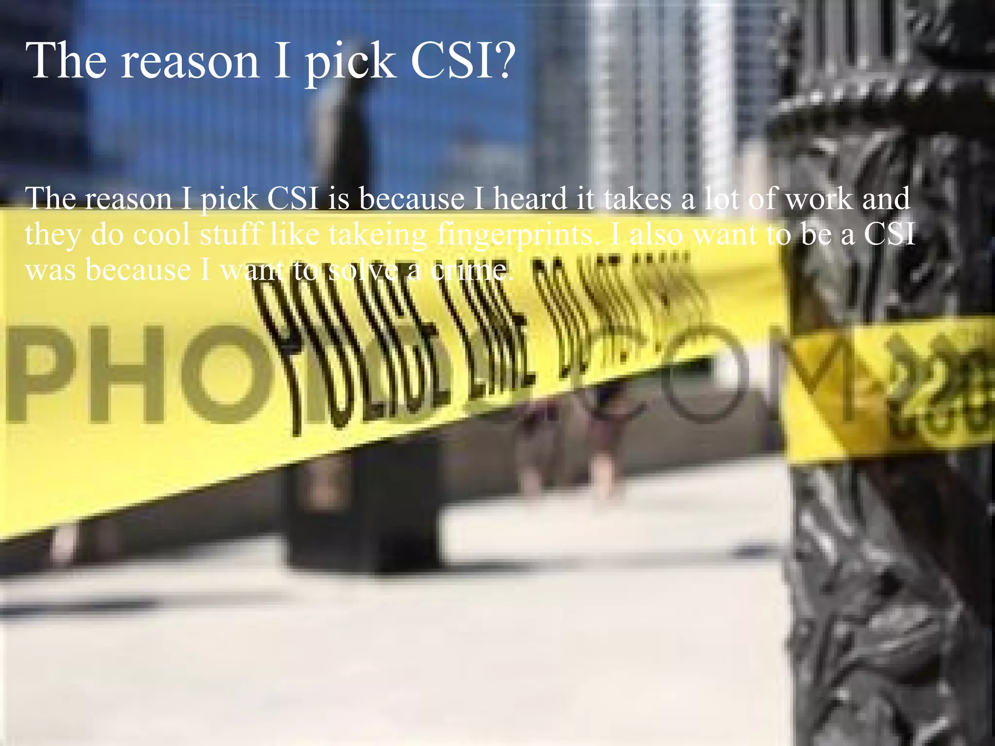Tyler latimer csi | PPT