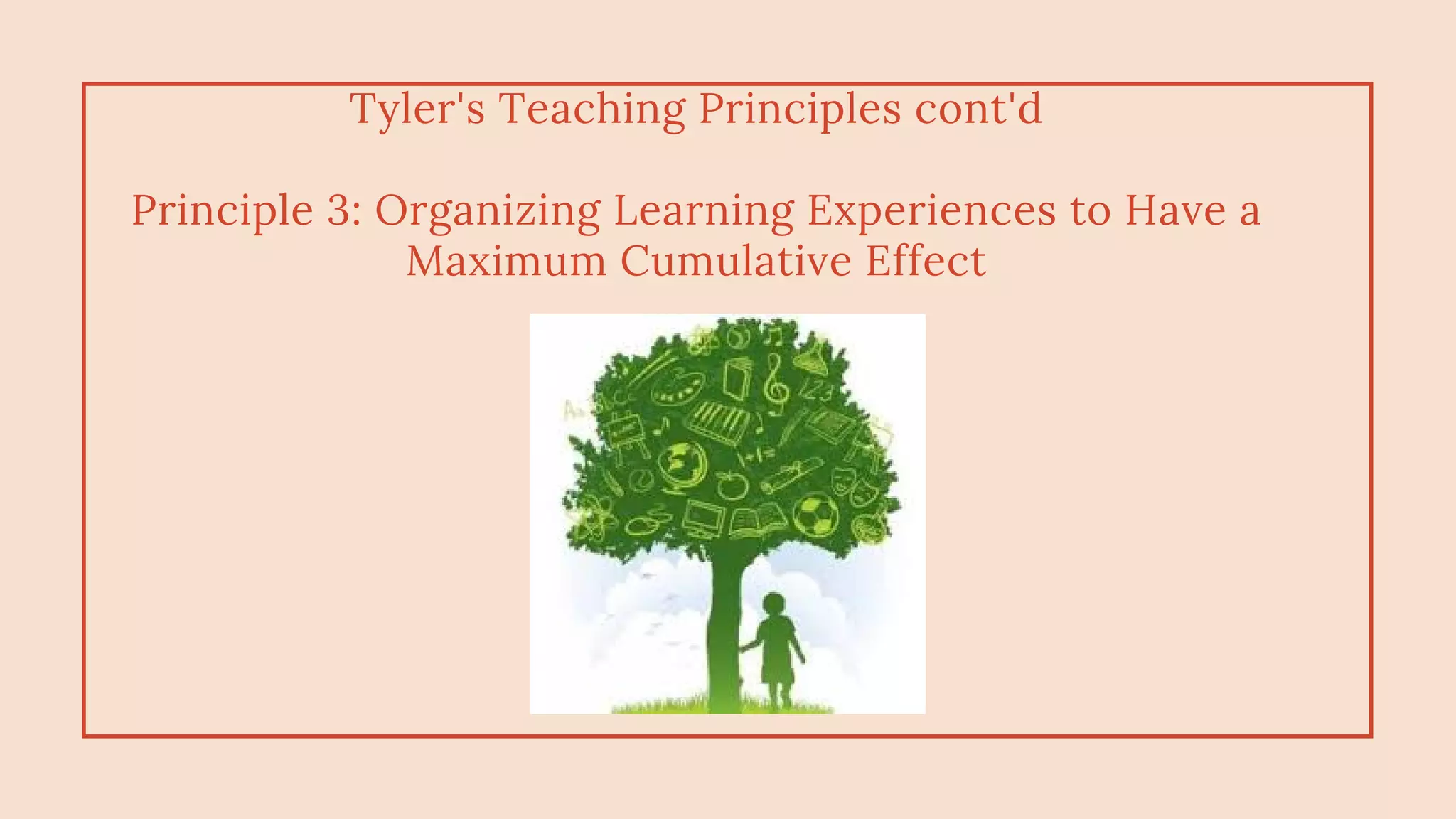 Tylers curriculum model | PDF
