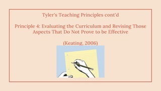 Tylers curriculum model | PDF