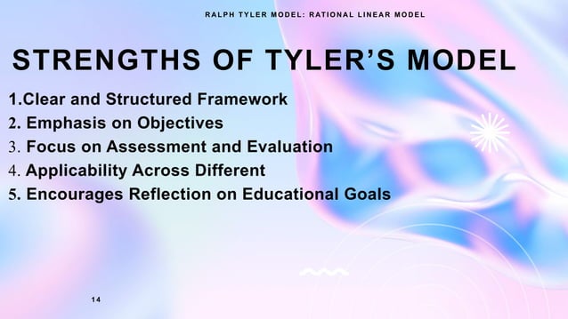 Ralph Tyler Curriculum Development model.pptx | Educational Assessment | Education
