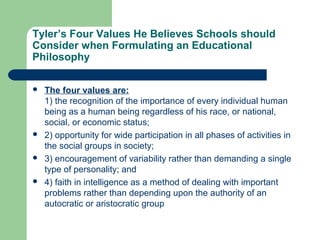 Tyler s model_of_curriculum_development | PPT