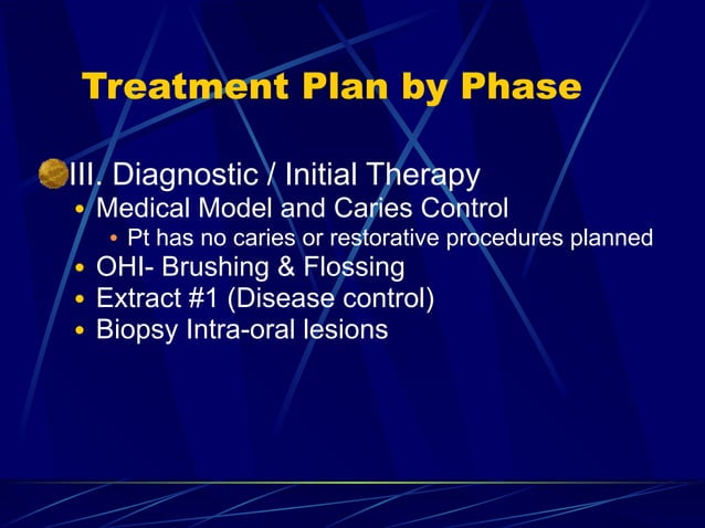 Comprehensive Care Treatment Plan Presentation, Part II | Dr. Alfred ...