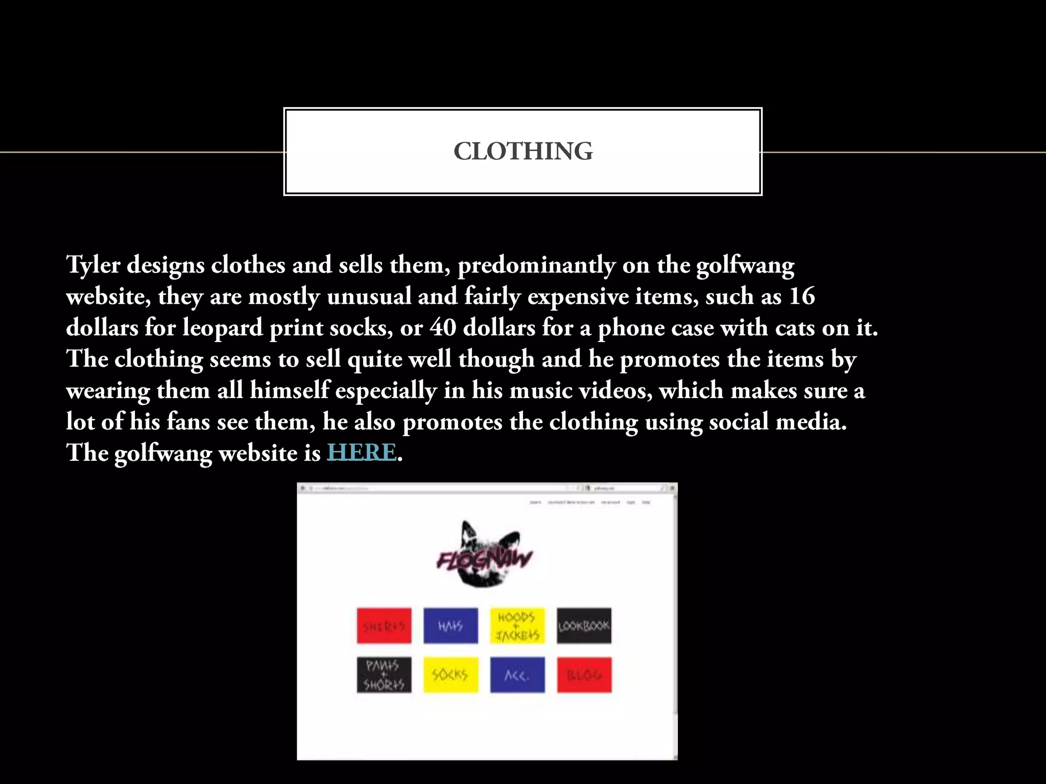 Tyler the creator info | PPTX