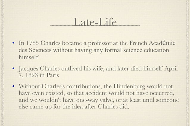 Jaques Charles | PPT