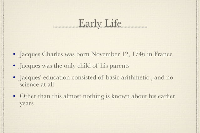 Jaques Charles | PPT