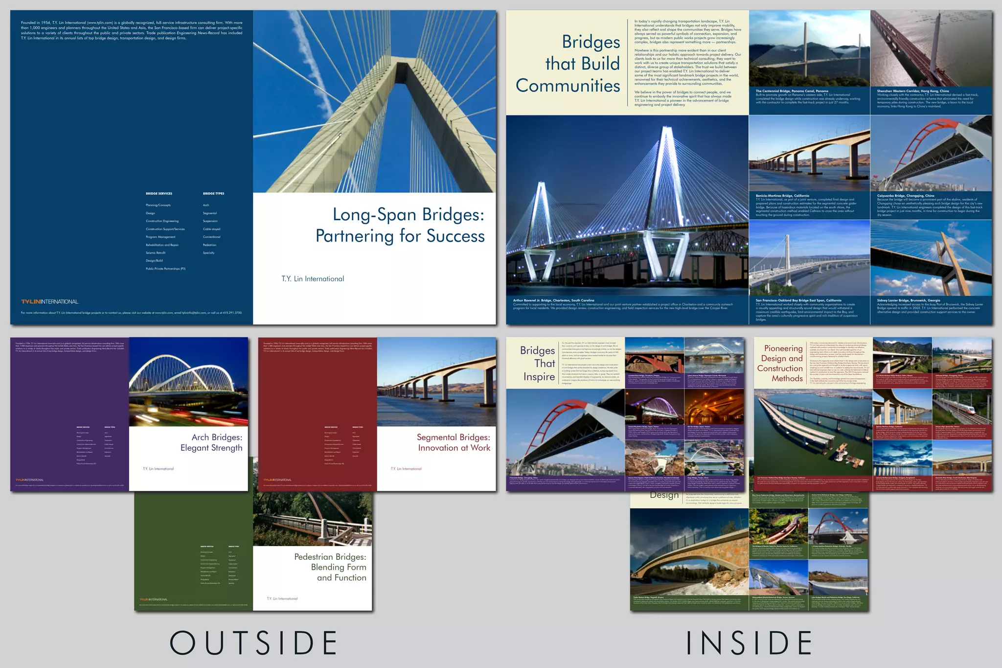 T.Y. Lin International Bridge Brochures Campaign | PPT