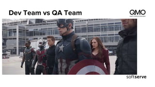 АННА ТИМОФІЄВА «Manual vs Automation QA vs Dev teams. Хто переможе?» Lviv QA Day 2018 | PPT