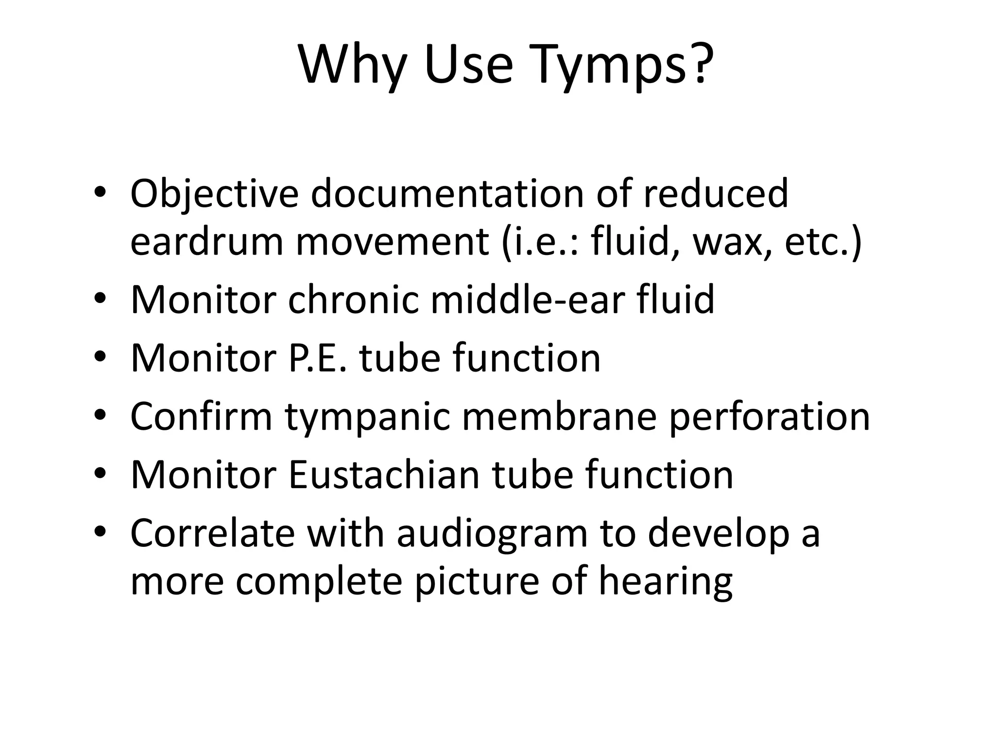 Tympanometry | PPTX