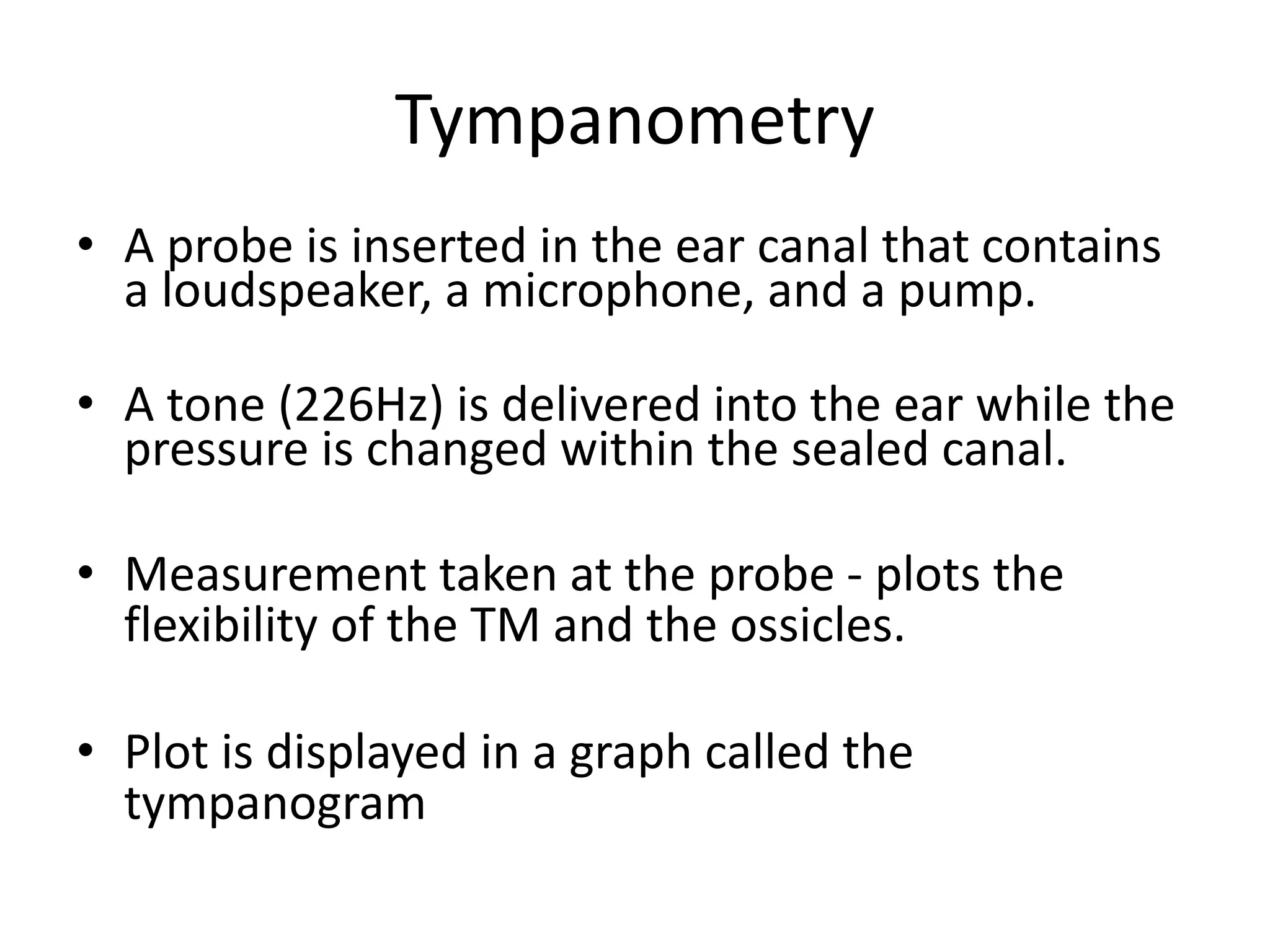 Tympanometry | PPTX