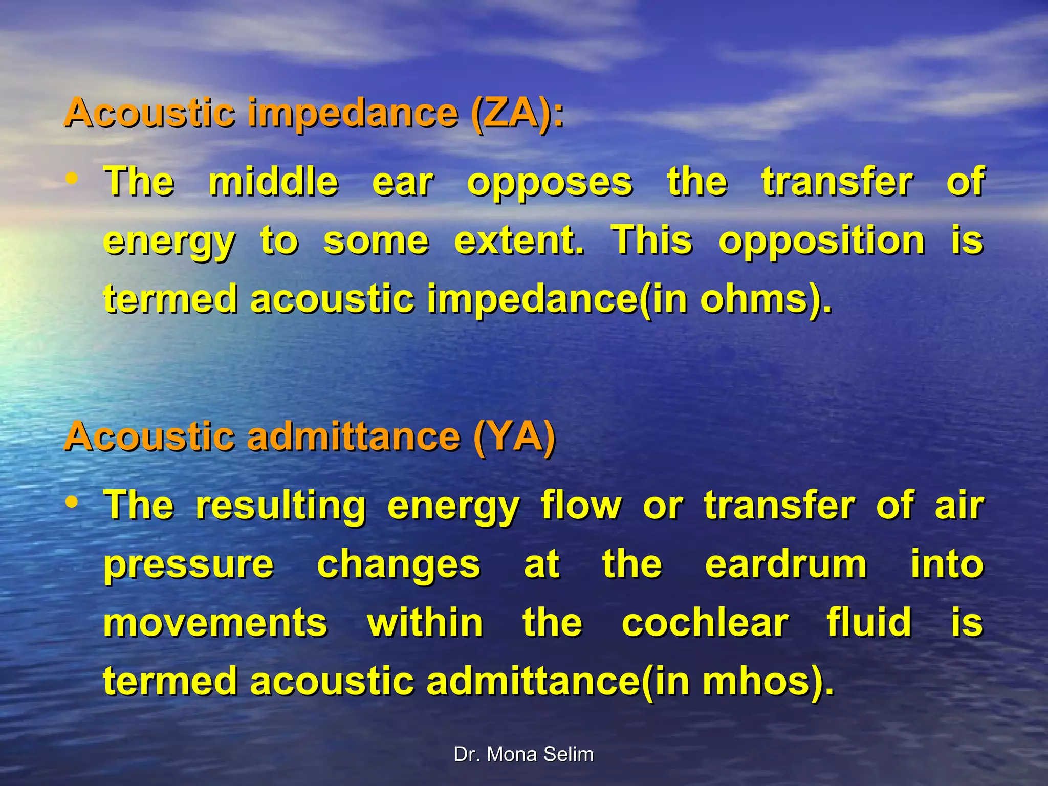 Tympanometry & Clinical Applications | PPT